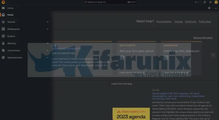 How to Install Grafana on Debian 12 - kifarunix.com