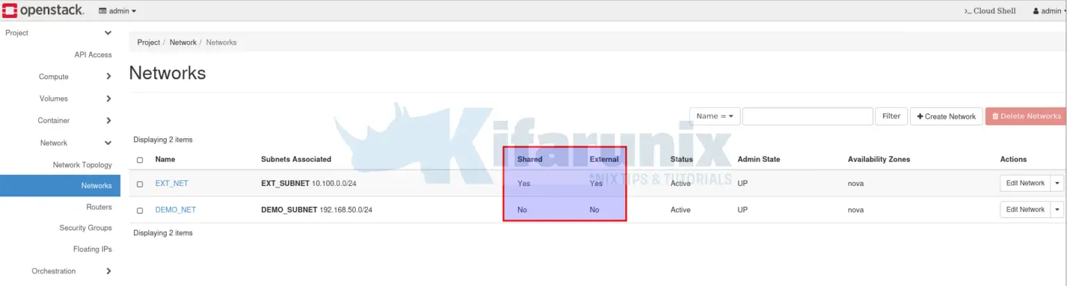 How to Configure OpenStack Networks for Internet Access - kifarunix.com