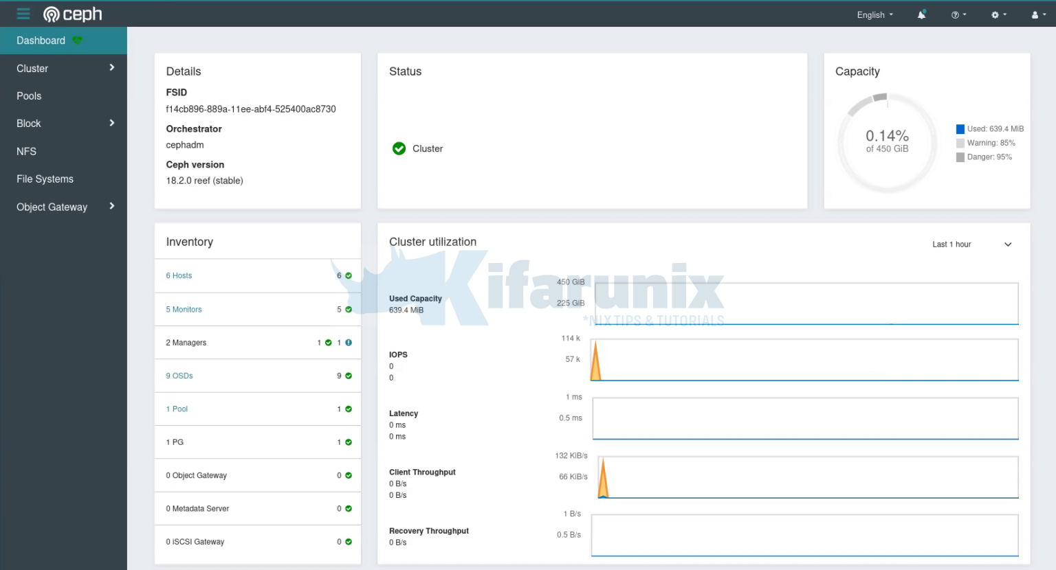 How to Deploy Ceph Storage Cluster on AlmaLinux - kifarunix.com