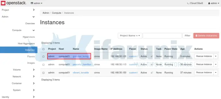 How To Safely Reboot Openstack Compute Node