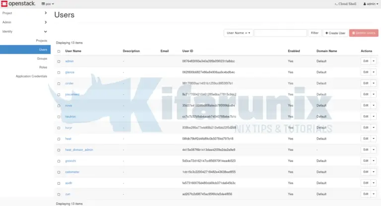 How to Create Users and User Roles in OpenStack - kifarunix.com