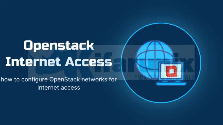 How to Configure OpenStack Networks for Internet Access - kifarunix.com