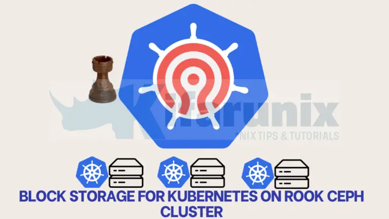 Provision Block Storage for Kubernetes on Rook Ceph Cluster - kifarunix.com