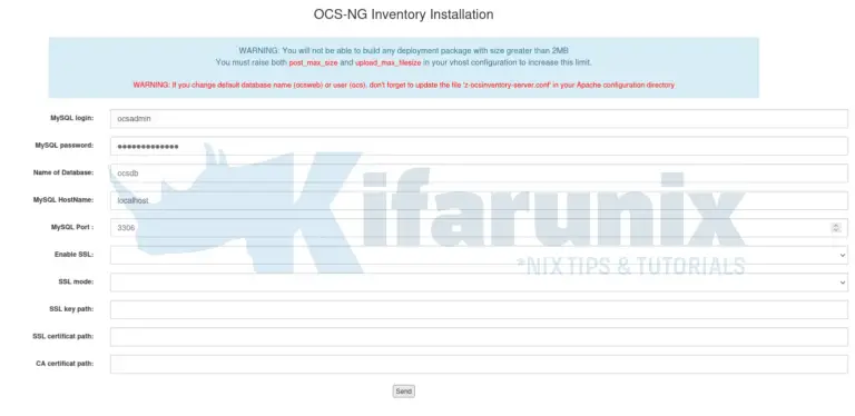 Install OCS-NG Inventory on CentOS 8 Stream - kifarunix.com
