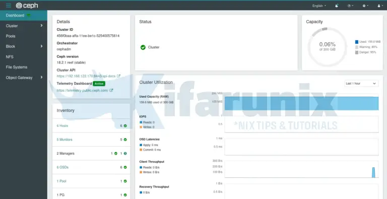 How to Deploy Ceph Storage Cluster on Debian 12 - kifarunix.com How to Deploy Ceph Storage Cluster on Debian 12 - kifarunix.com