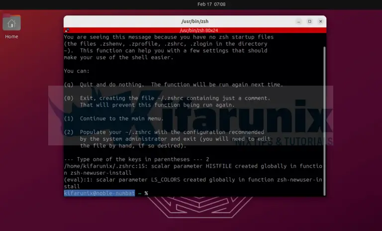 Install Zsh on Ubuntu 24.04 - kifarunix.com