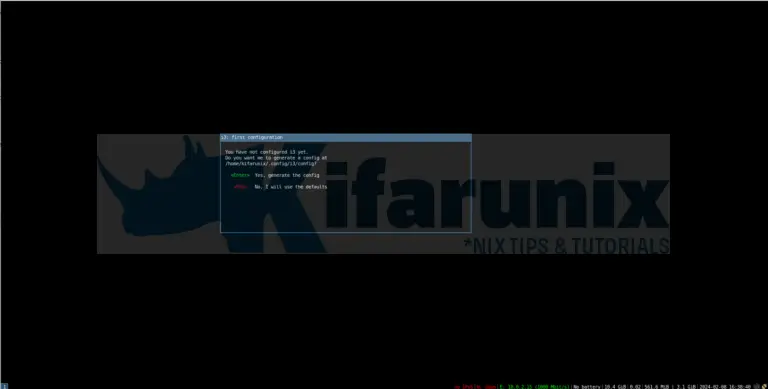 Install i3 Windows Manager on Ubuntu 24.04 - kifarunix.com