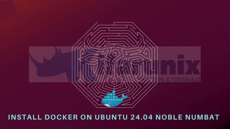 How To Install Docker On Ubuntu 24 04