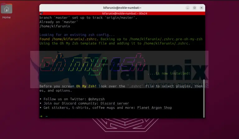 Install Zsh on Ubuntu 24.04 - kifarunix.com