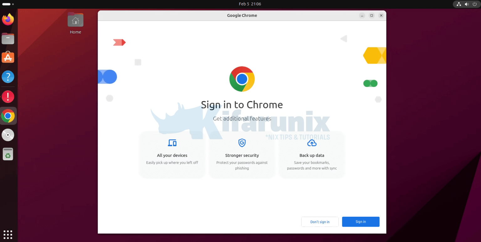 Install Google Chrome on Ubuntu 24.04 - kifarunix.com
