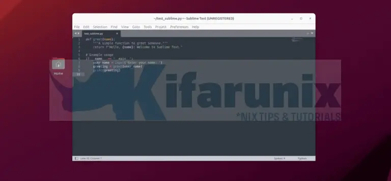 Install Sublime Text on Ubuntu 24.04 - kifarunix.com