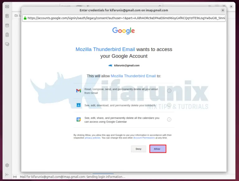Install Thunderbird on Ubuntu 24.04 - kifarunix.com