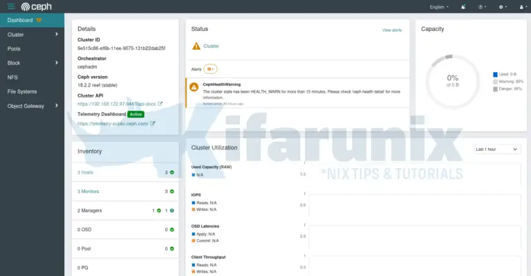 How to Encrypt Data at Rest on Ceph Cluster OSD - kifarunix.com