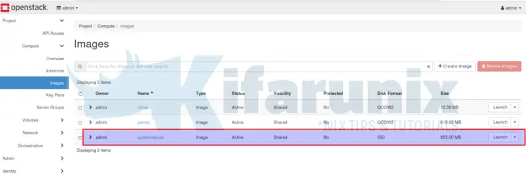 Rescue OpenStack Instance using SystemRescue Image - kifarunix.com