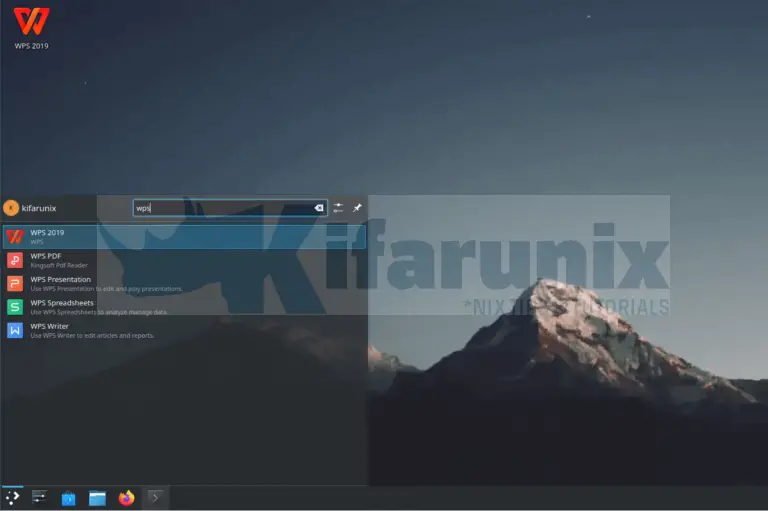 Install WPS Office on Ubuntu 24.04 - kifarunix.com