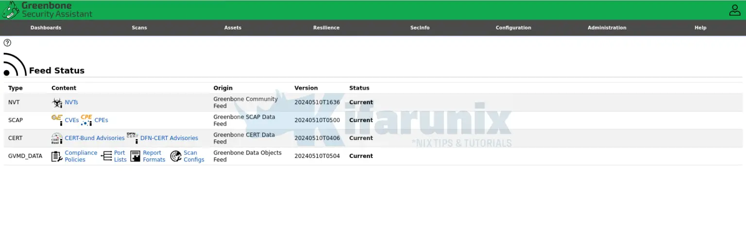 Install GVM Vulnerability Scanner on Ubuntu 24.04 - kifarunix.com