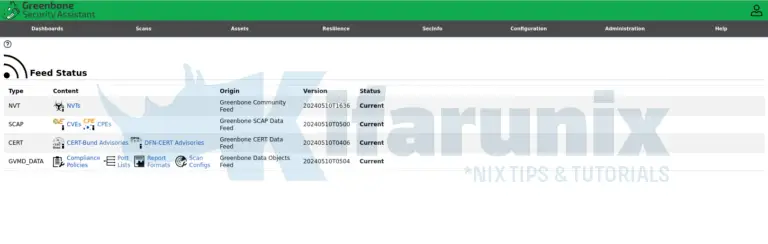 Install GVM Vulnerability Scanner on Ubuntu 24.04 - kifarunix.com