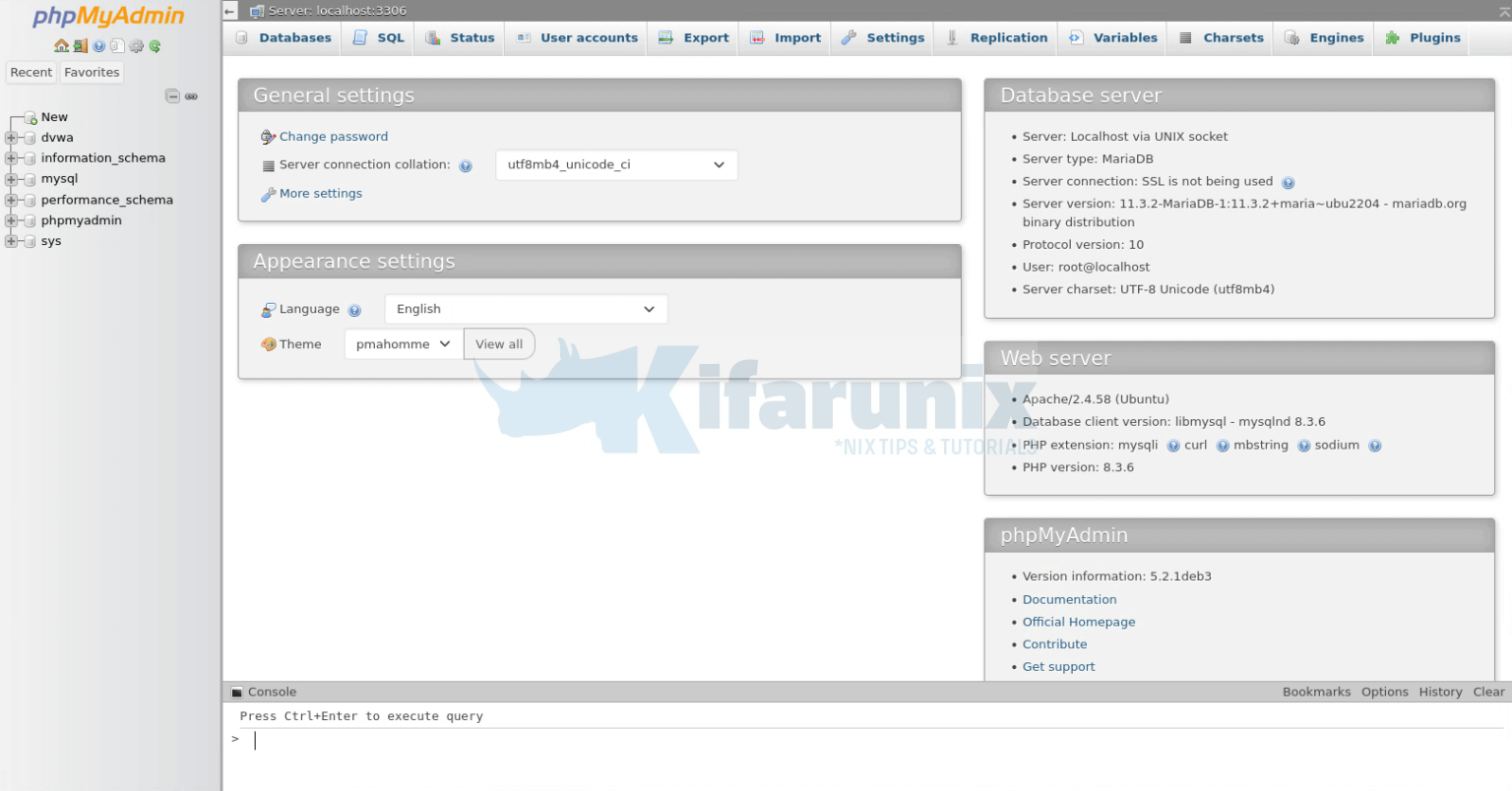 How to Install phpMyAdmin on Ubuntu 24.04 - kifarunix.com