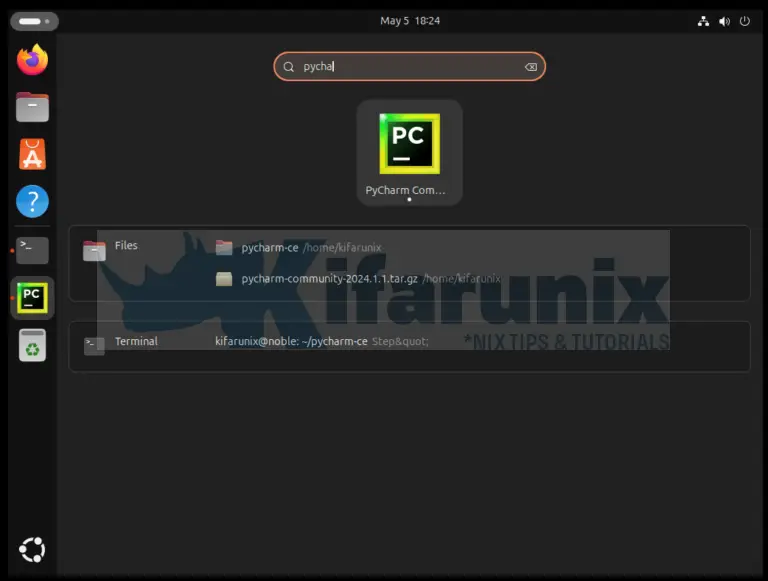 Quick ways to Install PyCharm IDE on Ubuntu 24.04 - kifarunix.com