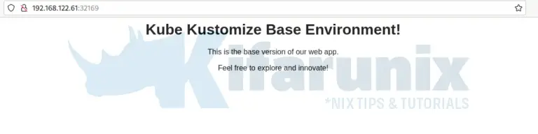 Kubernetes Kustomize 101: Introduction and Basics - kifarunix.com