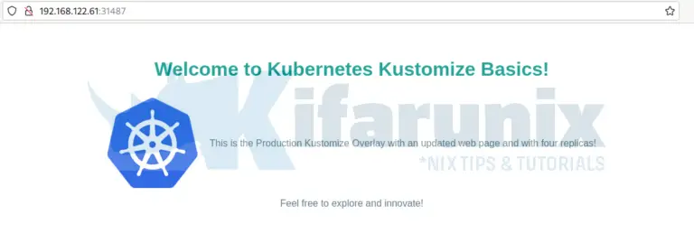 Kubernetes Kustomize 101: Introduction and Basics - kifarunix.com