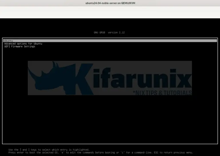 Install Ubuntu 24.04 with UEFI and Software RAID 1 - kifarunix.com