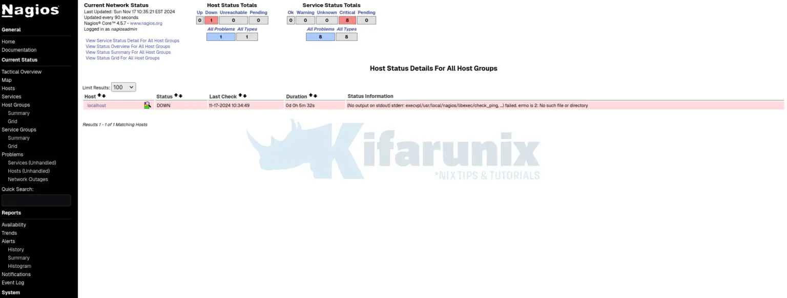 Install Nagios Server On Centos 9 Stream