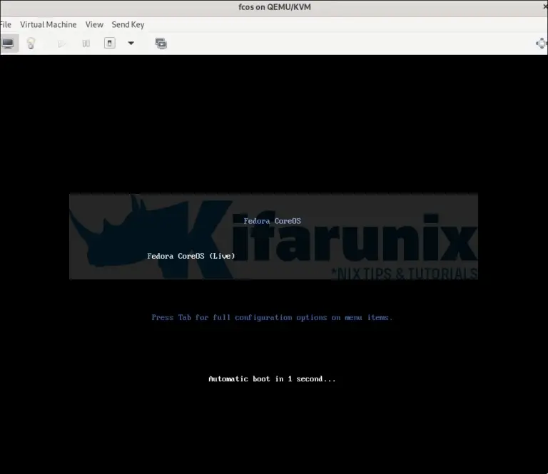 Install Fedora CoreOS on KVM Using an ISO File: A Step-by-Step Guide - kifarunix.com