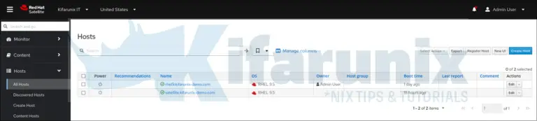 How to Register and Patch RHEL Hosts using Satellite Server - kifarunix.com