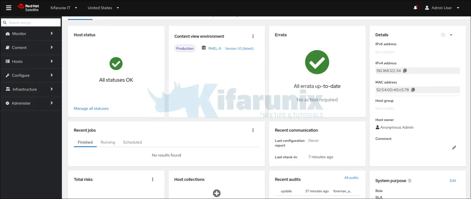 How to Register and Patch RHEL Hosts using Satellite Server - kifarunix.com