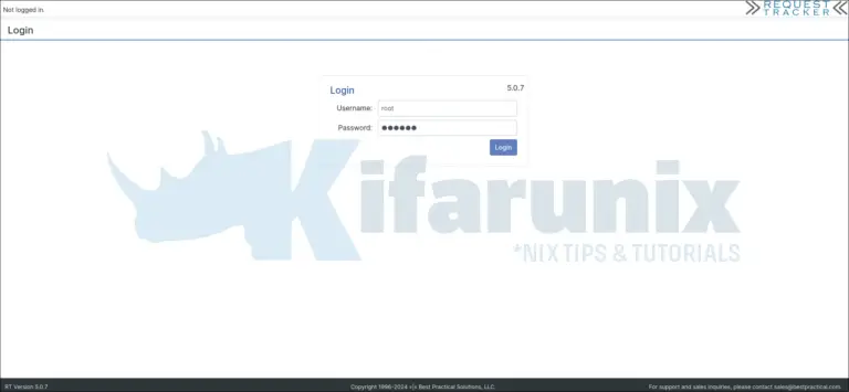 Install Request Tracker Rt On Ubuntu 2404