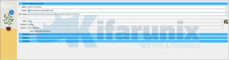 How to Install Ubuntu 25.04 on VirtualBox: A Step-by-Step Guide - kifarunix.com