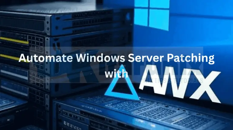 Automate Windows Server Patching with Ansible AWX: Step-by-Step - kifarunix.com