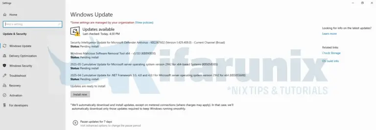 Automate Windows Server Patching with Ansible AWX: Step-by-Step - kifarunix.com