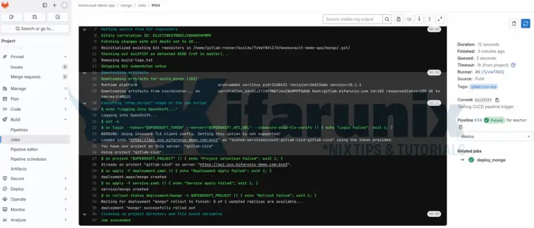 Automate OpenShift Deployments with GitLab CI/CD Pipelines - kifarunix.com