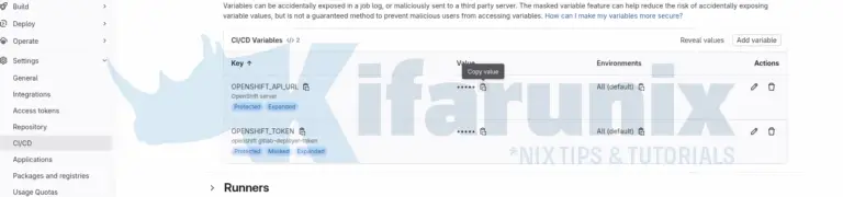 Automate OpenShift Deployments with GitLab CI/CD Pipelines - kifarunix.com