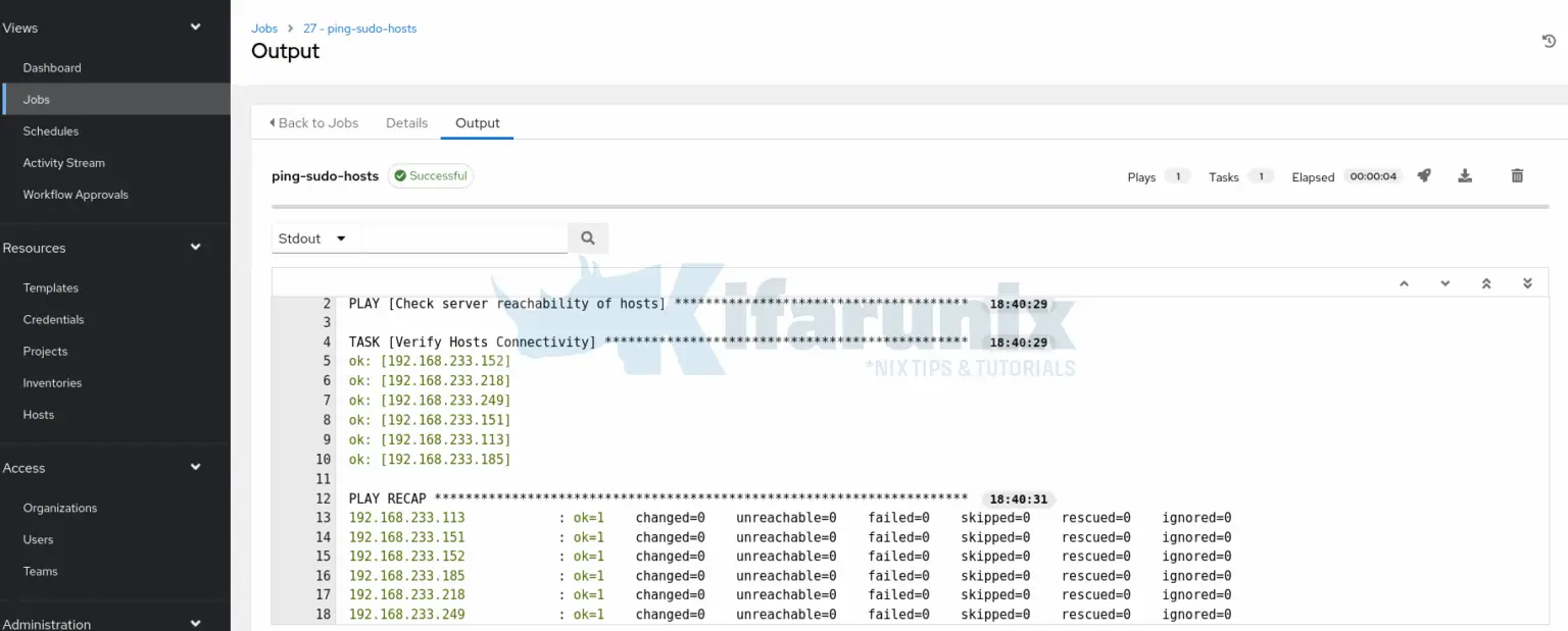 Patch Sudo CVEs 2025-32462 & 2025-32463 using Ansible AWX - kifarunix.com