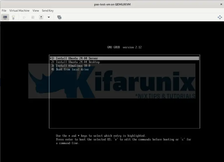 How to Set Up PXE Boot Server on Ubuntu 24.04: Step-by-Step Guide - kifarunix.com