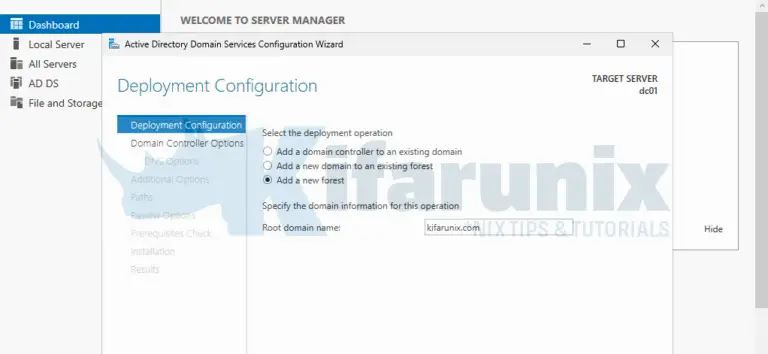 Install and Set Up Active Directory on Windows Server 2025 with LDAPS - kifarunix.com