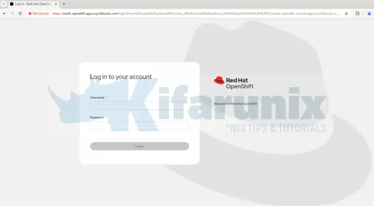 How to Deploy Multinode OpenShift Cluster Using UPI/User Provisioned Infrastructure - kifarunix.com