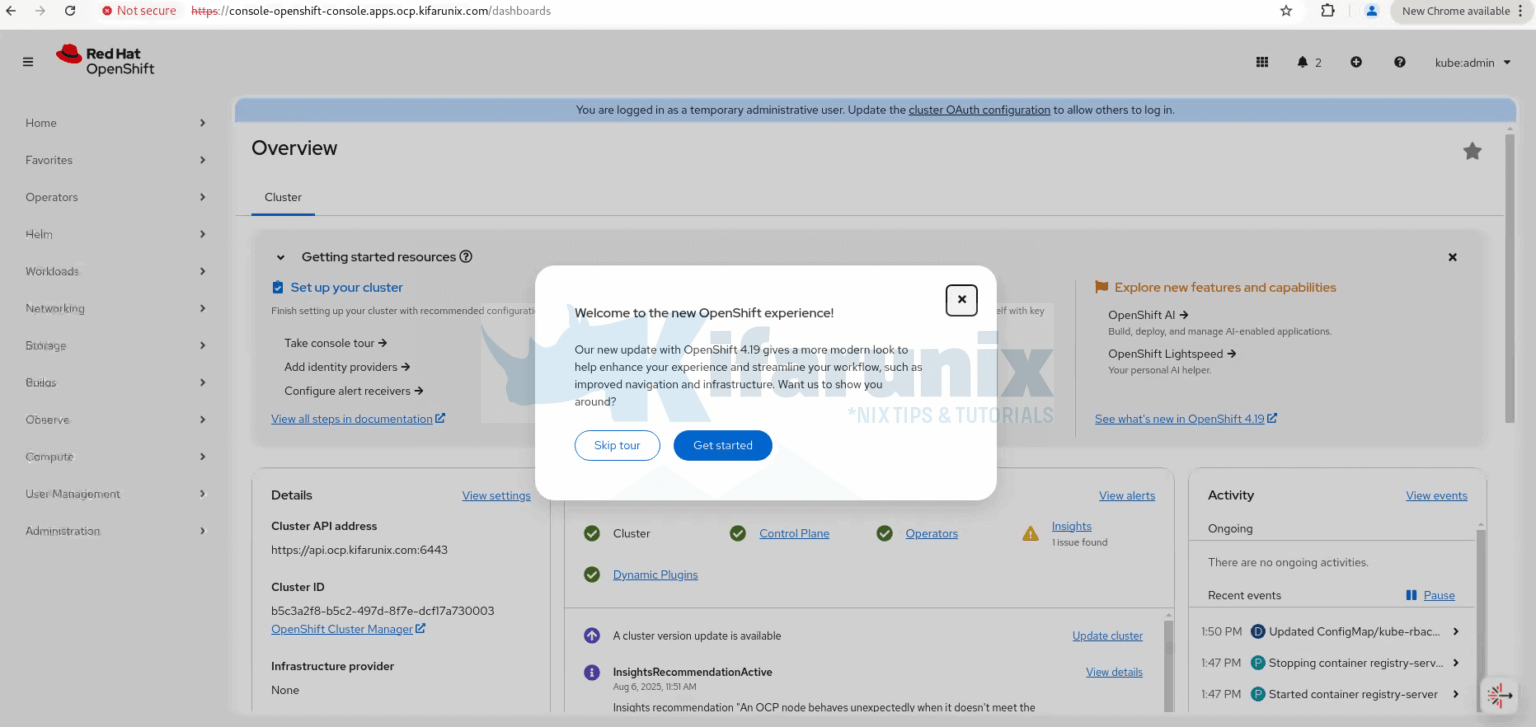 How to Deploy Multinode OpenShift Cluster Using UPI/User Provisioned Infrastructure - kifarunix.com