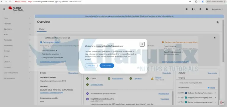 How to Deploy Multinode OpenShift Cluster Using UPI/User Provisioned Infrastructure - kifarunix.com