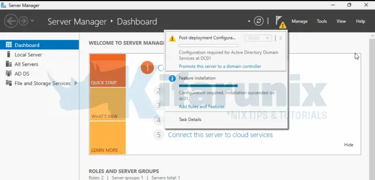 Install and Set Up Active Directory on Windows Server 2025 with LDAPS - kifarunix.com