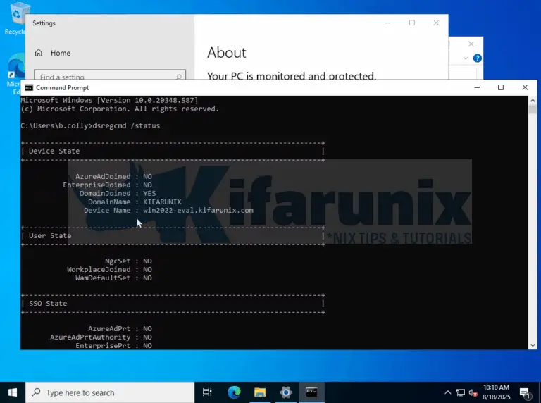 Install and Set Up Active Directory on Windows Server 2025 with LDAPS - kifarunix.com