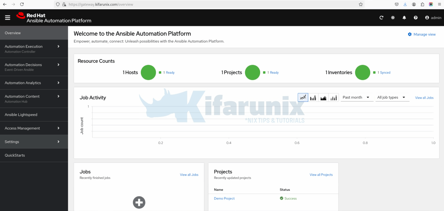 Install Ansible Automation Platform on RHEL 9 using RPM - kifarunix.com