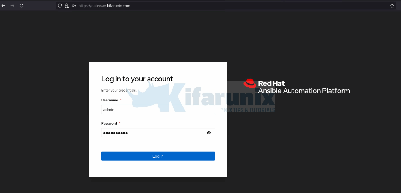 Install Ansible Automation Platform on RHEL 9 using RPM - kifarunix.com