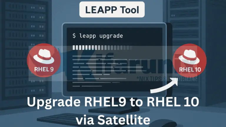Upgrade RHEL 9 to RHEL 10 using LEAPP Tool - kifarunix.com