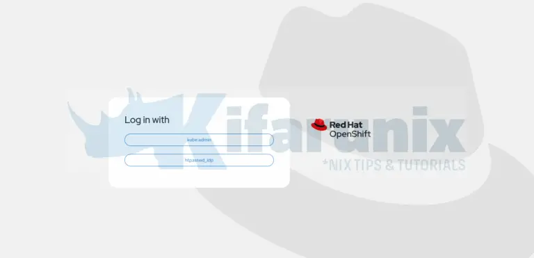 Step-by-Step Guide: How to Configure HTPasswd Identity Provider in OpenShift 4.x - kifarunix.com